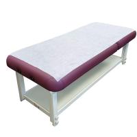 China SMS AAMI Disposable Bed Sheet SMMS Medical Table Cover Bedsheet for sale