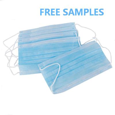 China Disposable 3 Ply Face Mask Nonwoven Fabric 25+25+25 Gsm for sale