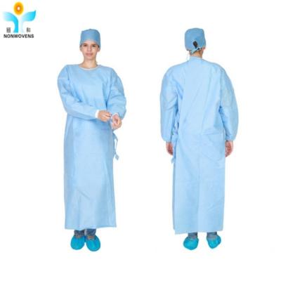 China SMS SMMS SSMMS Disposable Surgical Gown Or The Operating Gown Applied To Hospital for sale