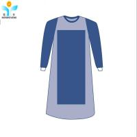 China Operation Room Reinforced Surgical Gown With The PE Laminated Fabric for sale