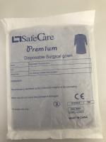 China Operation Room Reinforced Surgical Gown With The PE Laminated Fabric for sale