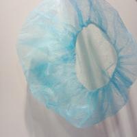 China Protection Head Hair Cover Bouffant Cap Nonwoven Double Elastic for sale