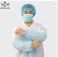 China Eco Friendly PP Non Woven Fabric Arm Cover With Elastic Cuff For Home Cleaning for sale