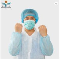 China Eco Friendly PP Non Woven Fabric Arm Cover With Elastic Cuff For Home Cleaning for sale