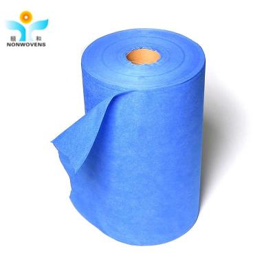 China Eco Friendly Breathable Waterproof PP Non Woven Fabric Roll White Dot Pattern for sale