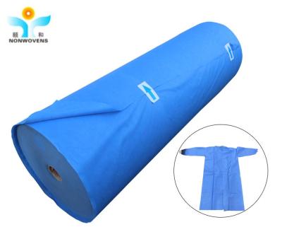 China SMS Spunpond Meltblow Non Woven Fabric With Different Colors 100% Polypropylene for sale