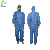 China Elastic Wrist Disposable Protective Wear Coveralls Non Woven Clothing for sale