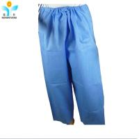 China High Breathability Medical Scrub Suit Zipper Closure With Collar Individual Packaging for sale