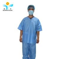 China Zipper Closure Disposable Protective Suits Level 1 Protection Medical for sale