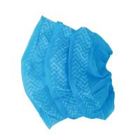 China Antiskid 16*40cm PE Disposable Shoe Covers SMS Nonwoven Fabric Cleanroom Care for sale