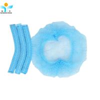China Colorful 21 Inch Fluidresistant Clip Nurse Cap For Food Industry Spa Personal Care for sale