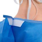China Nonwoven Disposable Hospital Medical Surgical Gowns With Knitted Cuff for sale