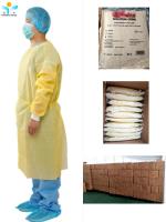 China Customizable Non Woven Disposable Isolation Gown Dustproof Anti Static for sale