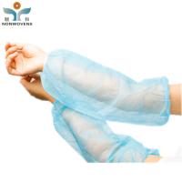 China Nonwoven Disposable Sleeve Cover PP Material Arm Cover For Worker Cloth for sale