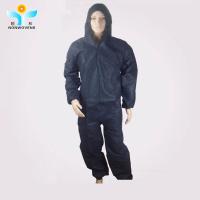 China High Fluid Resistance Disposable Protective Wear PP SMS Without Shoe Cover for sale