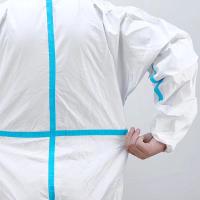 China Hospital Nonwoven Fabric Surgical Scrubs Suits With High Breathability Level 1-4 for sale