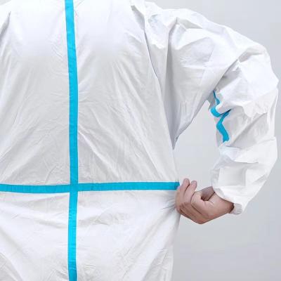China Hospital Nonwoven Fabric Surgical Scrubs Suits With High Breathability Level 1-4 for sale