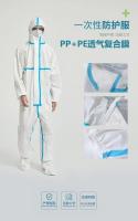 China Dustproof Disposable Medical Scrub Suits Uniforms Zipper With Individual Packaging for sale