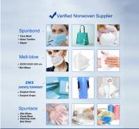China ISO9001 SMS Nonwoven Polypropylene Fabric Available 50gsm 8N/Cm for sale