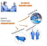 China Anti Bacterial SMS Non Woven Fabric 40-120gsm Breathable Hydrophilic for sale