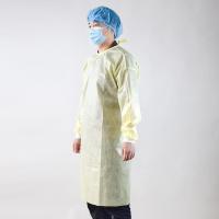 China Disposable Isolation Gowns Elastic Cuff Lightweight 16-45gsm Breathable CE Certified for sale