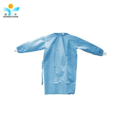 China 10pcs / Bag Disposable Surgical Nonwoven Fabric Gown Adult Operating Room for sale