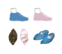 China ISO13485 Certified Single Use Dustproof Shoe Cover In White/Blue/Green/Yellow for sale