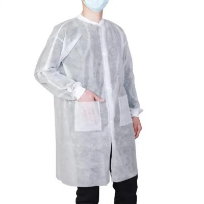 China Breathable 3XL Single-Use Lab Coat Make-to-Order for Professional Use for sale