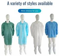 China 100pcs/Case Disposable Protective Wear Nonwoven Fabric 25-50gsm for sale