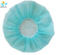 China White Blue Yellow Disposable SMS Bouffant Cap MOQ 20000pcs SMS Spun-Lace for sale
