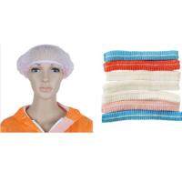 China White Blue Yellow Disposable SMS Bouffant Cap MOQ 20000pcs SMS Spun-Lace for sale