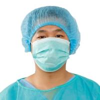 China Double Elastic Disposable SMS Bouffant Cap For Doctor Surgeon S Cap for sale