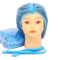 China Single Elastic Disposable Hair Net Cap 18'' 21'' 24'' For Food Processing for sale