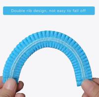 China Single Elastic Disposable Hair Net Cap 18'' 21'' 24'' For Food Processing for sale