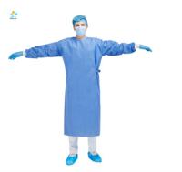 China Anti Alcohol Disposable Surgical Gown Blue Green Eco Friendly Breathable for sale