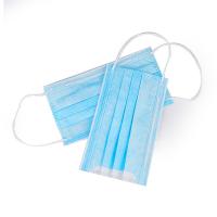China Earloop Elastic 3 Ply Disposable Face Mask Dustproof Breathable 25 Gsm For Hospital for sale
