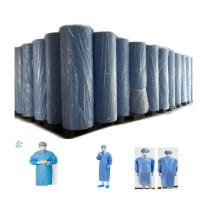 China 40-120gsm SMS Non Woven Fabric Excellent Strength And Durability For Hospital for sale