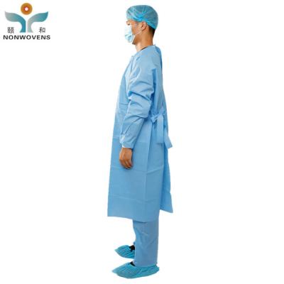 China Manufacture EO Sterile Disposable Surgical Gown with Elastic Cuff for sale