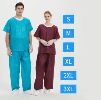 China S-3XL Sterile Disposable Surgical Gown Comfortable Anti Bacterial Anti Alcohol for sale