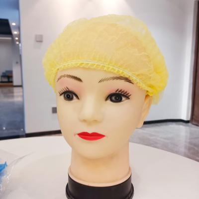 China Hair Cover Disposable Bouffant Caps PP Non Woven Fabric For Food Industry for sale