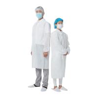 China 25 50gsm One - Time Lab Wear Coat Sell For Affordable And Effective Protection for sale