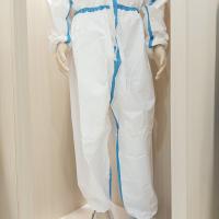 China Microporous Breathable Disposable Protective Clothing 50-65gsm for sale