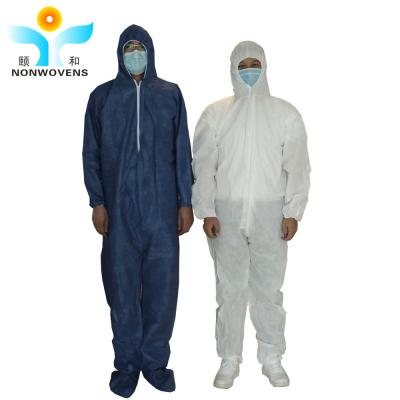 China Medical Disposable Protective Coverall Microporous Fabric Elastic Ankle for sale