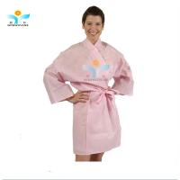 China 25-50gsm Disposable Kimono Gowns M L XL XXL ISO Certificate for sale