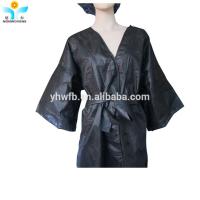 China 25-50gsm Disposable Kimono Gowns M L XL XXL ISO Certificate for sale