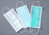 China YIHE 95% Bfe 3 Ply Disposable Face Mask , 17.5*9.5cm Medical Surgical Face Masks for sale