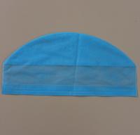 China Impregnated Nonwoven Disposable Hair Net Cap For Nurse And Doctor for sale