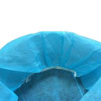 China 21'' Blue Mob Caps Medical Doctor With Tape Disposable Hair Net Cap Polypropylene Virgin Nurse Bouffant Caps for sale