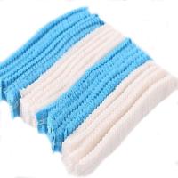 China 25 gsm Disposable Hair Net Cap , ISO9001 Polypropylene Bouffant Caps For Hospital for sale