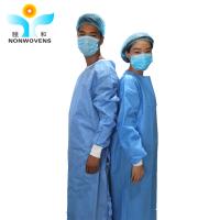 China Sms Pp Pe Disposable Surgical Gown EO Gas Sterile CE Approval for sale